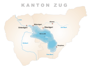 Flussverlauf der Reuss – Die Alpen