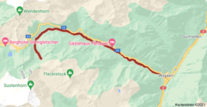 Flussverlauf der Reuss – Die Alpen