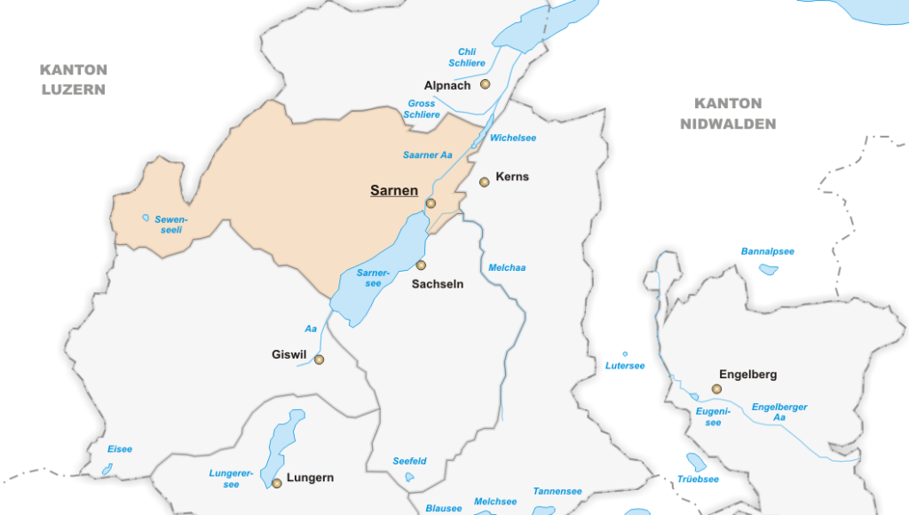 Flussverlauf der Reuss – Die Alpen